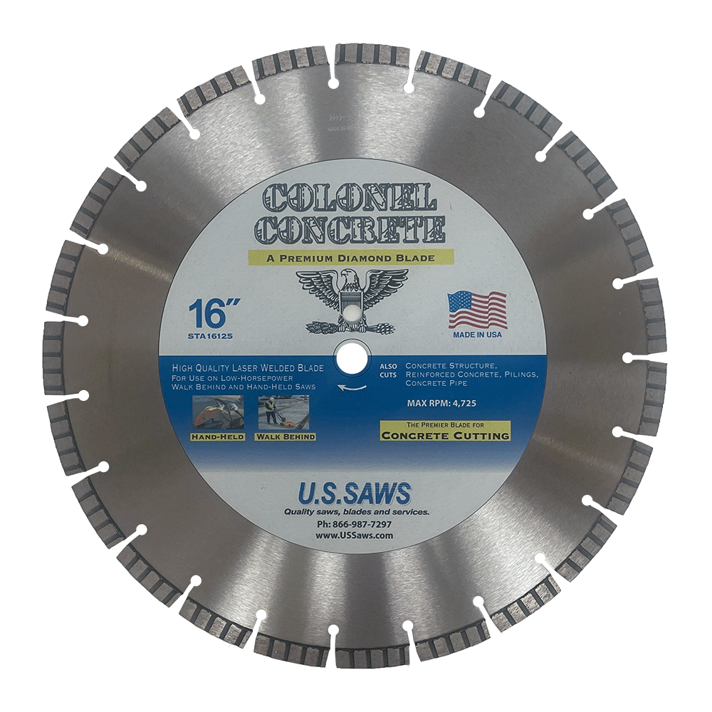 16" Colonel Concrete Blade | Concrete Cutting Blade - U.S.SAWS