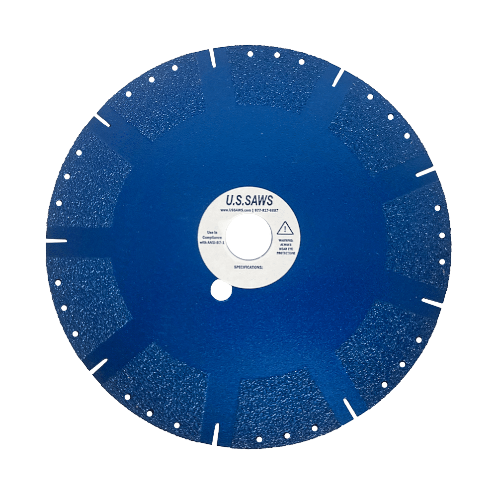 8″ x .187” x 1 Tiger Tooth Blade with Drive Pin Hole - U.S.SAWS
